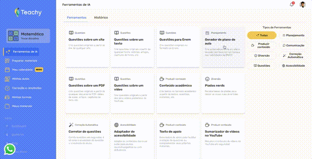 Teachy - Inteligência artificial para professores - planos de aula e mais!